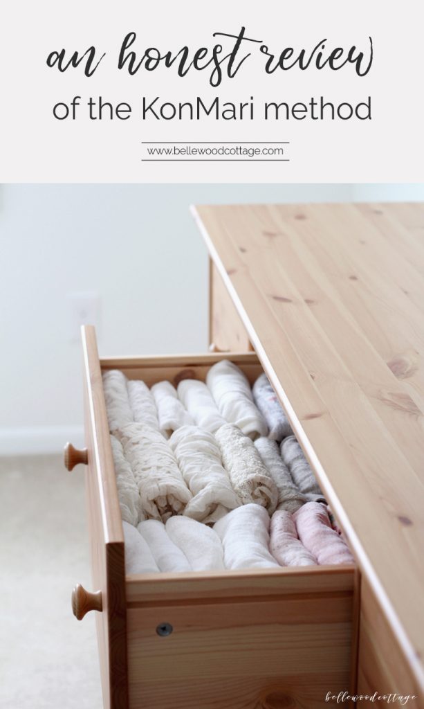 An Honest Review of the KonMari Method - Bellewood Cottage