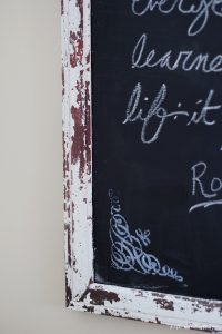 How to Turn a Mirror Into a Chalkboard - Bellewood Cottage