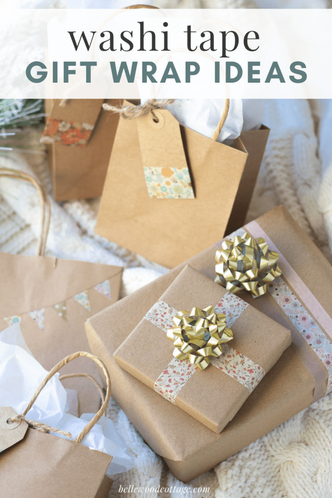 Easy Ways to Gift Wrap with Washi Tape - Bellewood Cottage