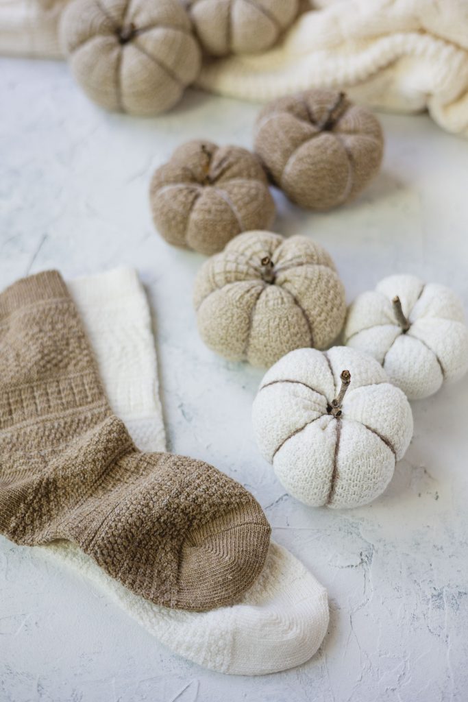 10-Minute Sock Pumpkins Tutorial + Video! - Bellewood Cottage
