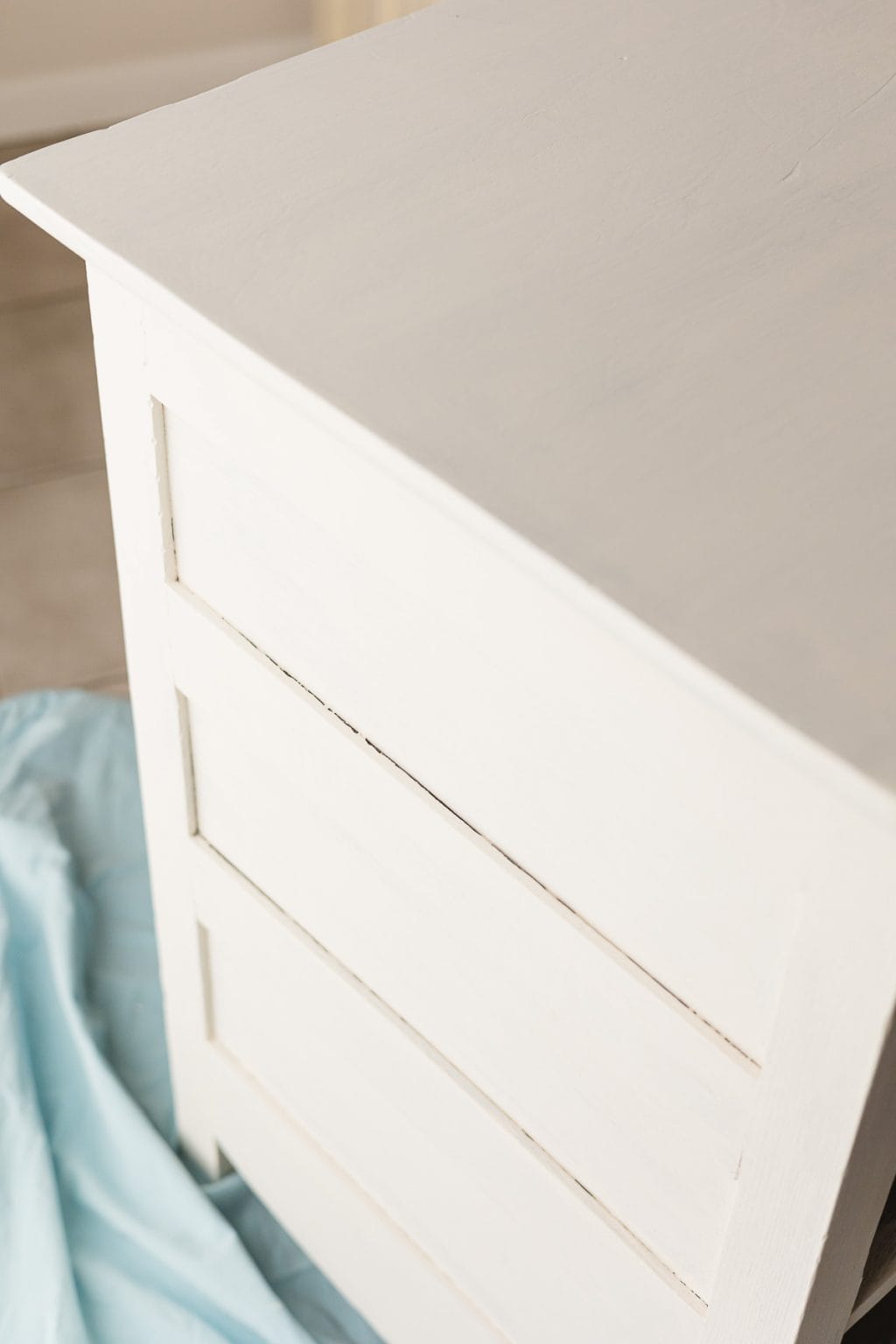 How to Fill Gaps When Painting Furniture - Bellewood Cottage