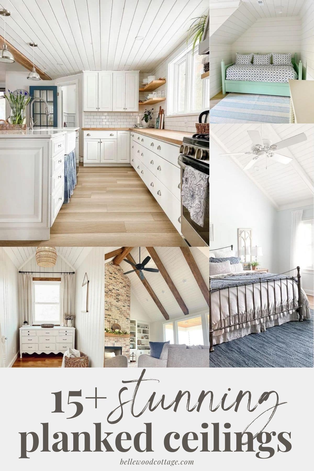 15 Gorgeous Shiplap Ceilings DIY Tips Bellewood Cottage