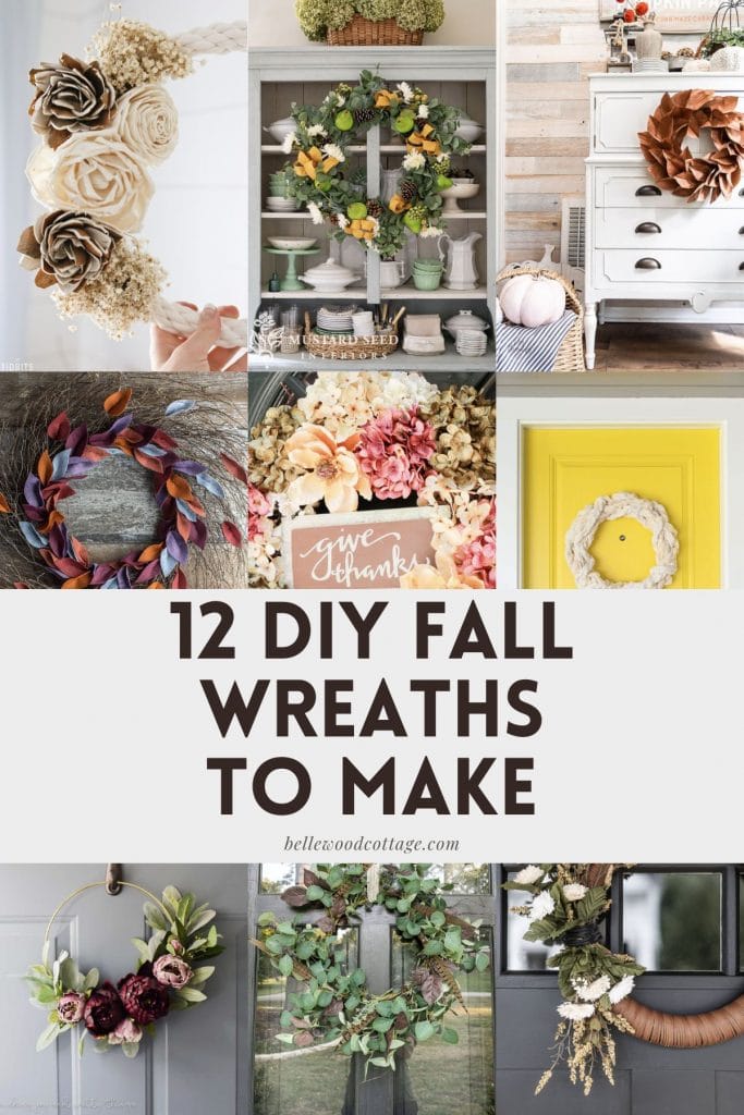 12 DIY Fall Wreaths to Make - Bellewood Cottage
