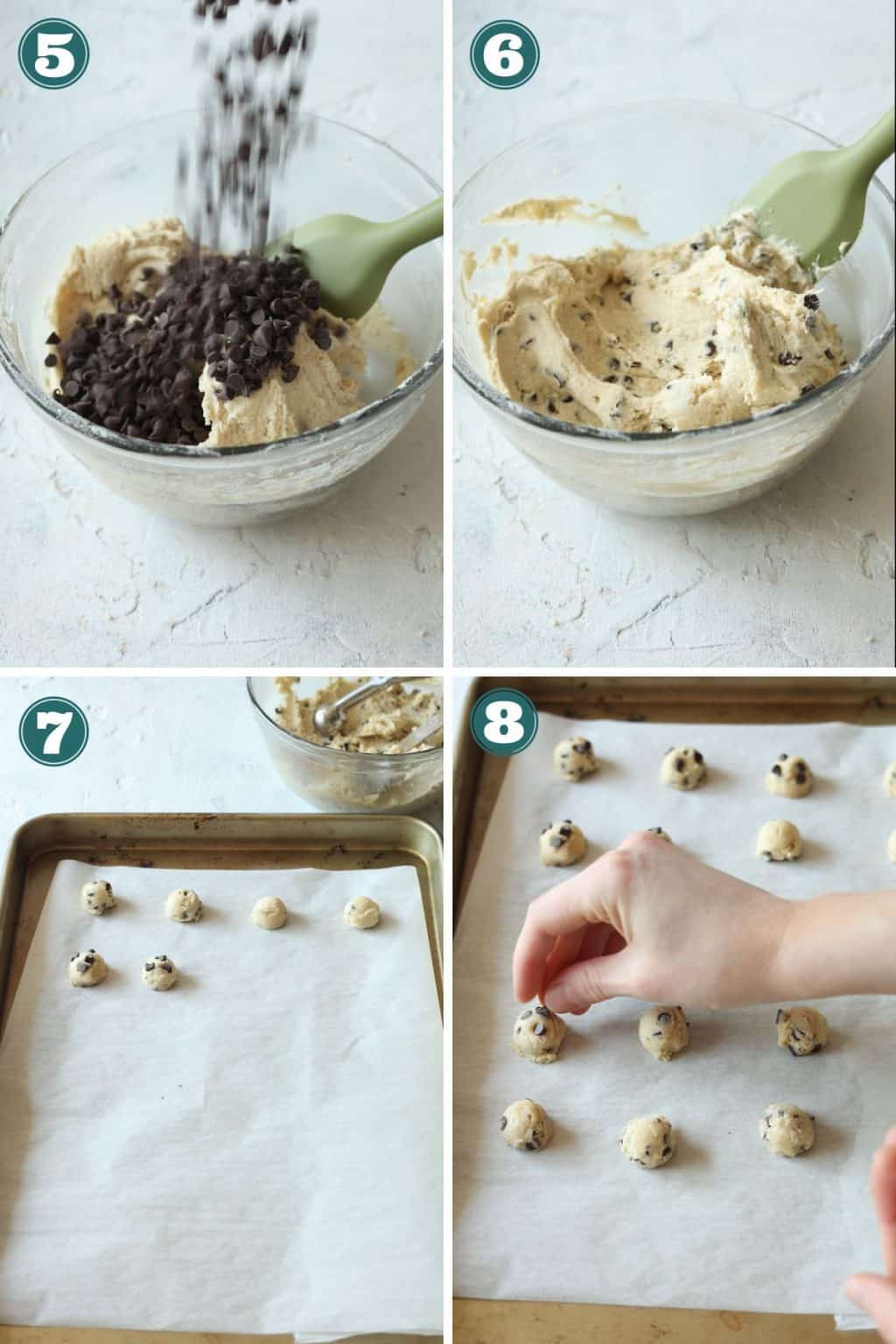 Mini Chocolate Chip Cookies {soft & chewy} - Bellewood Cottage