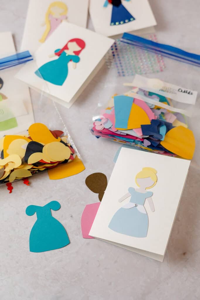 DIY Princess Cards (with or without a Cutting Machine) - Bellewood Cottage