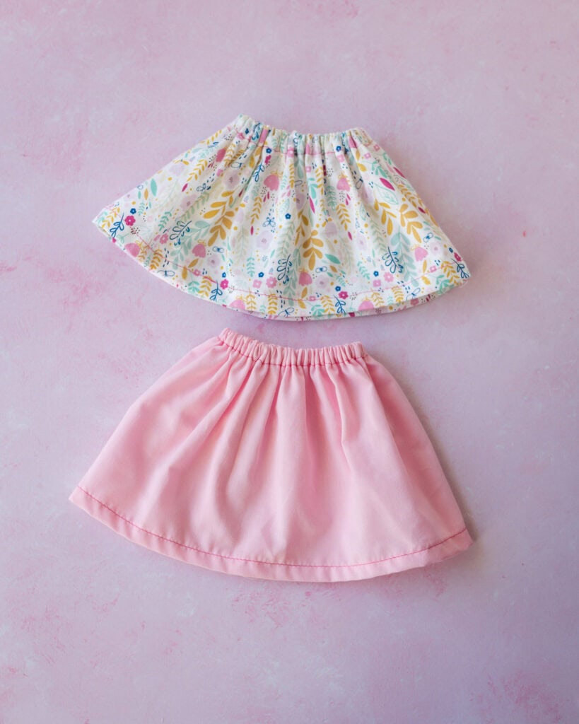 How to Sew an 18" Doll Skirt - Easy Tutorial - Bellewood Cottage