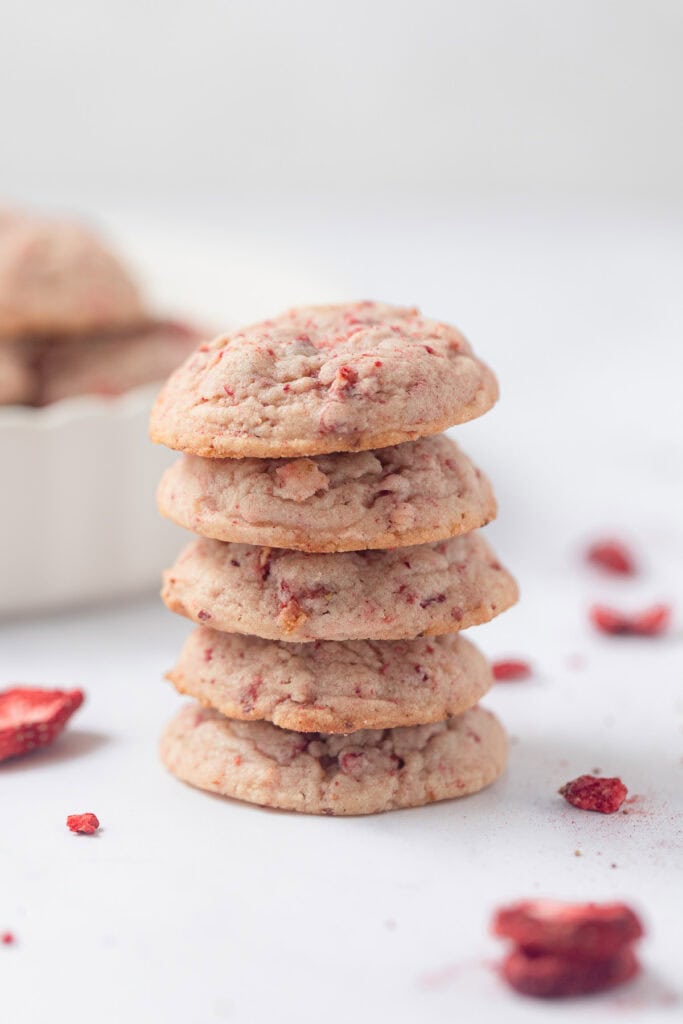 Freeze-Dried Strawberry Cookies - Bellewood Cottage